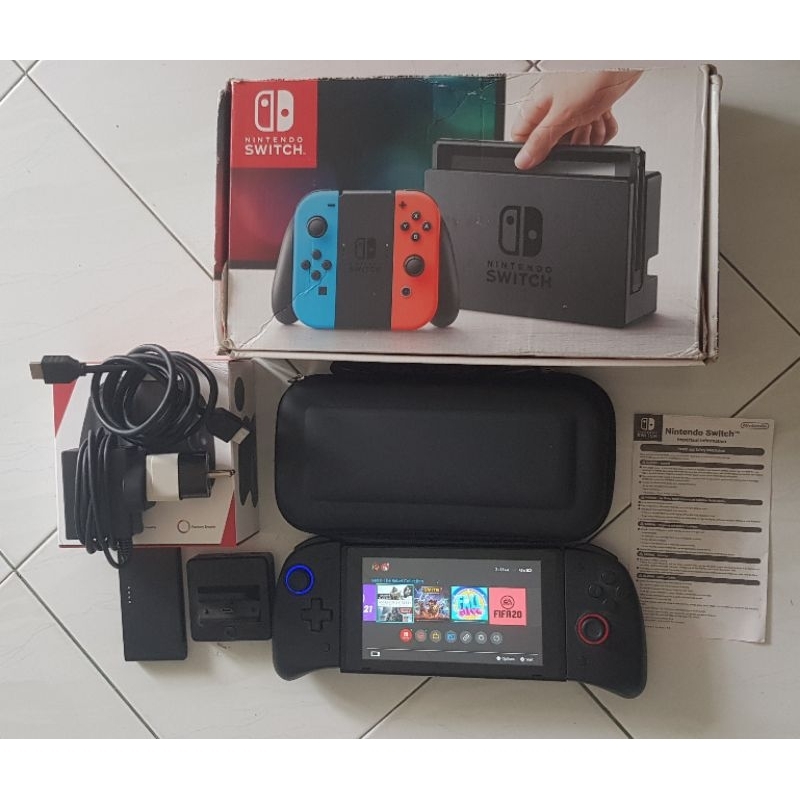 Jual NINTENDO SWITCH V1 NON PATCH OFW BISA CFW SOFTMOOD VIA RCM MMC 128 ...