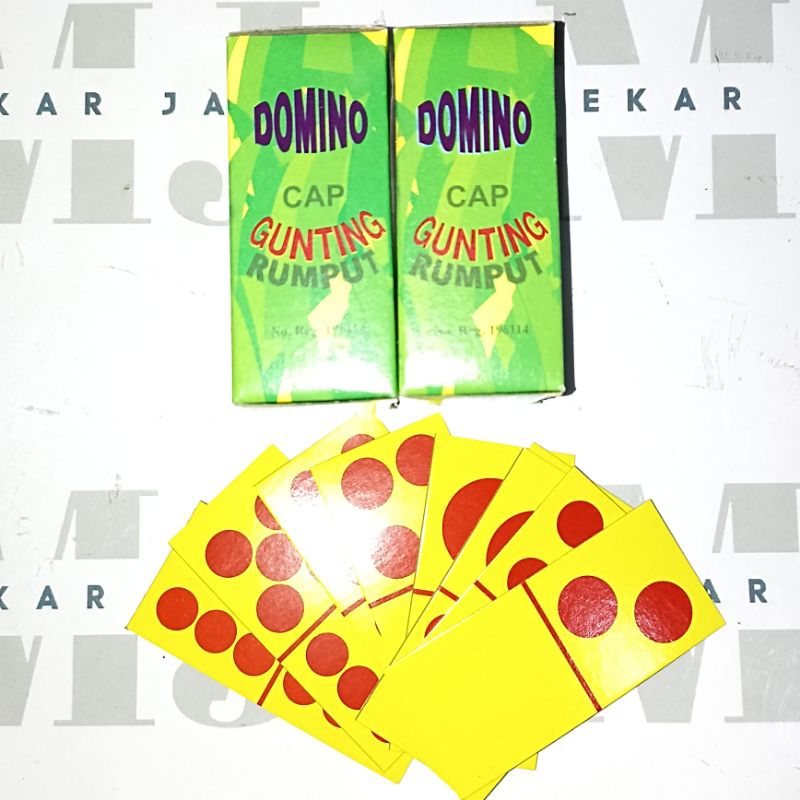 Jual Kartu Domino Cap Gunting Rumput Ecer 1 BJ KECIL | Shopee Indonesia