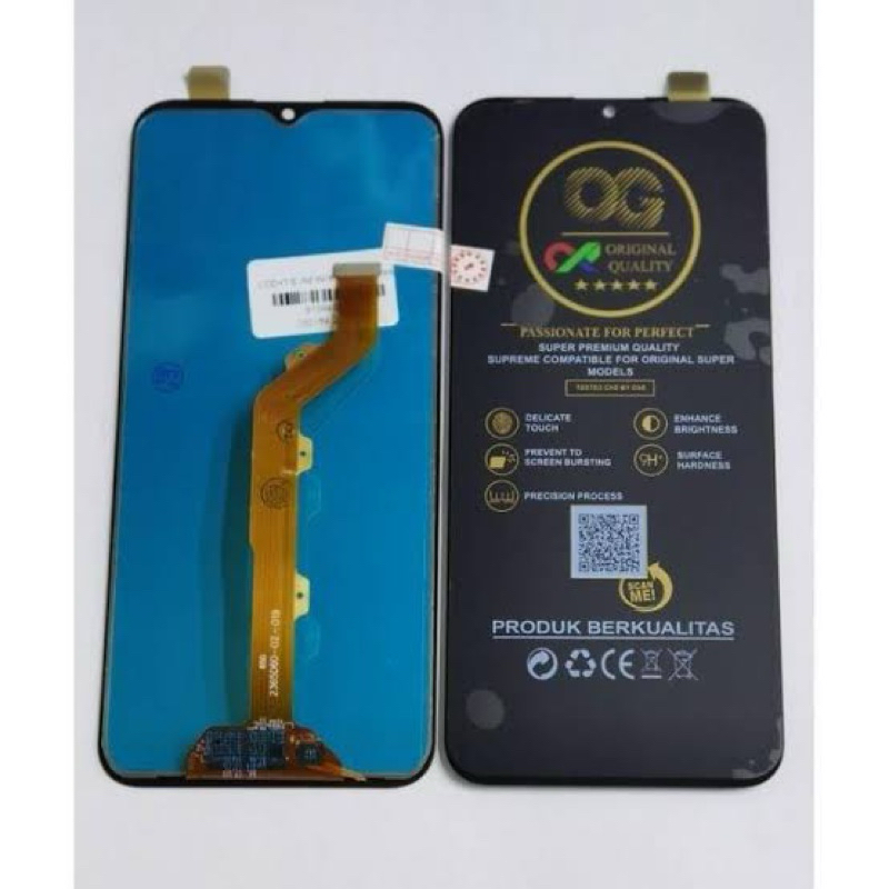 Jual LCD INFINIX SMART 4/X653 BLACK | Shopee Indonesia