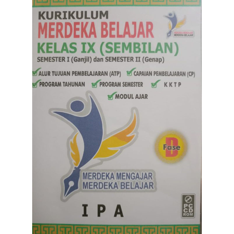 Jual CD Modul Ajar Kurikulum Merdeka 2024 IPA Kelas IX/9 Semester 1 dan ...
