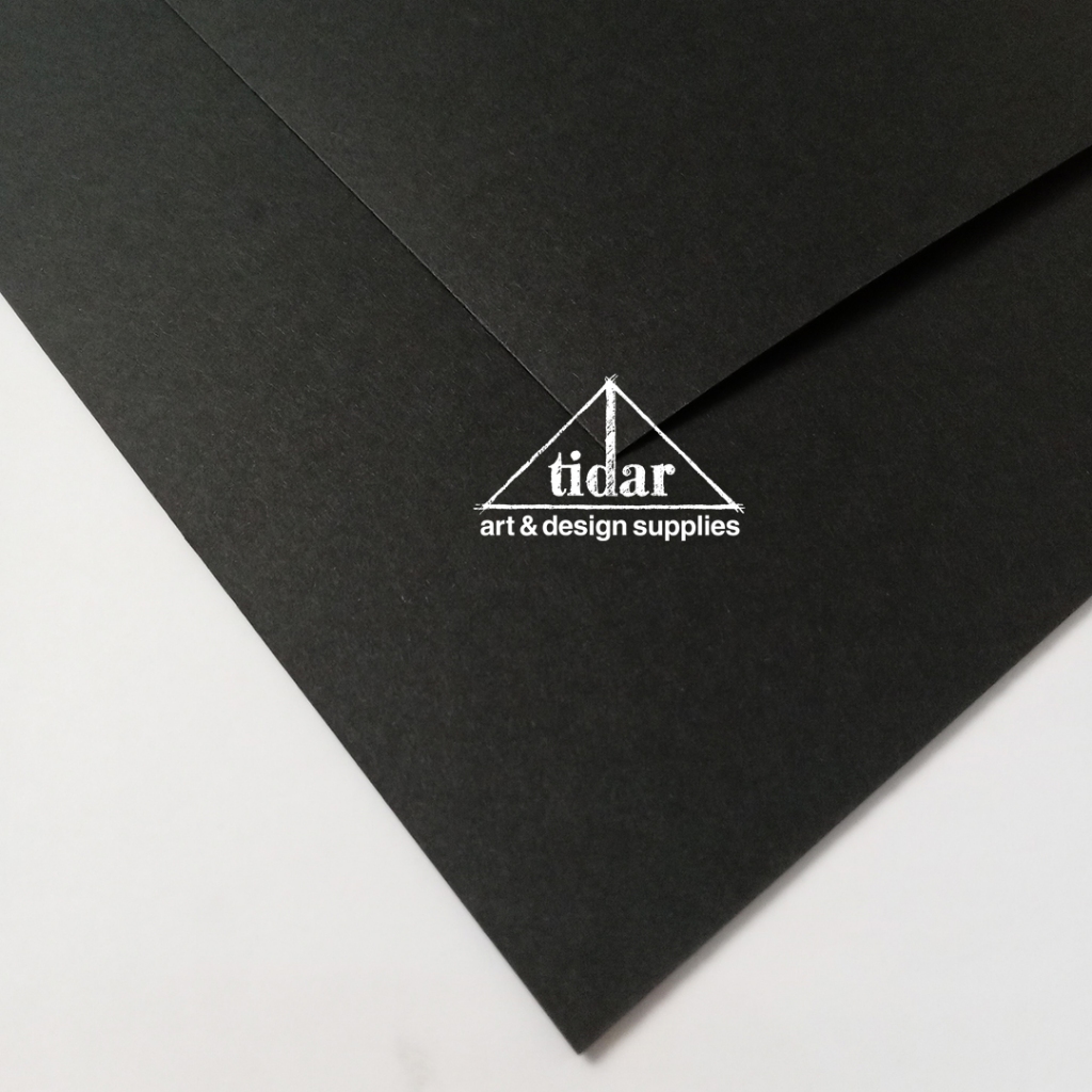 Jual Kertas Burano Black Nero Plano 21 x 30 cm - Karton Cover Tebal ...