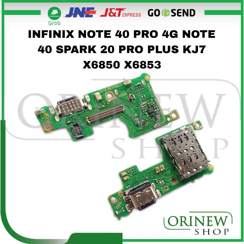 Jual Pcb Board Usb Konektor Cas Infinix Note 40 Pro 4G Note 40 Spark 20 ...