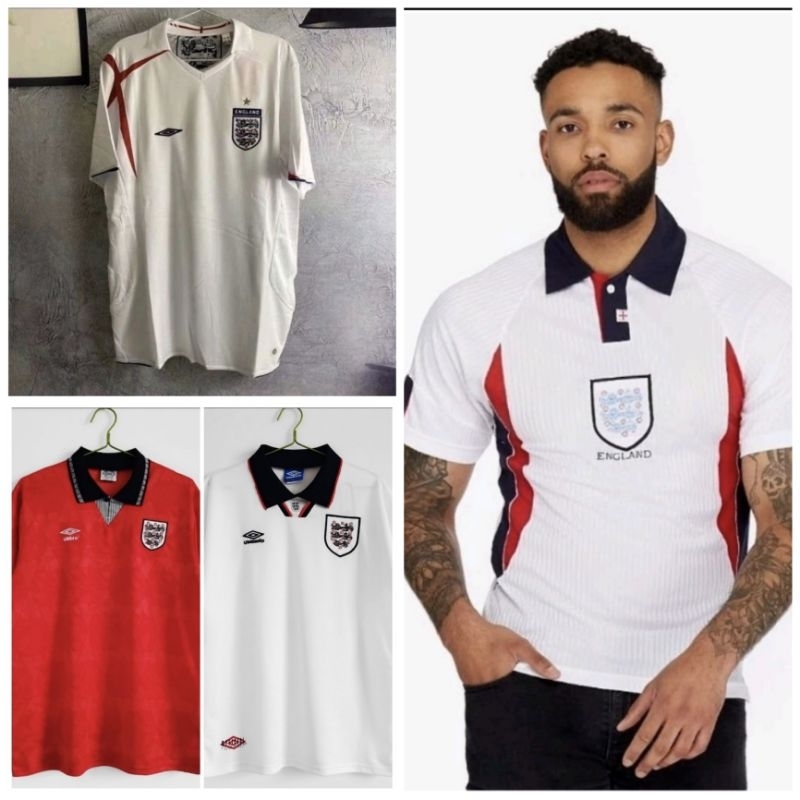 Jual JERSEY BOLA RETRO ING-GRIS GRADE ORI HIGH QUALITY | Shopee Indonesia