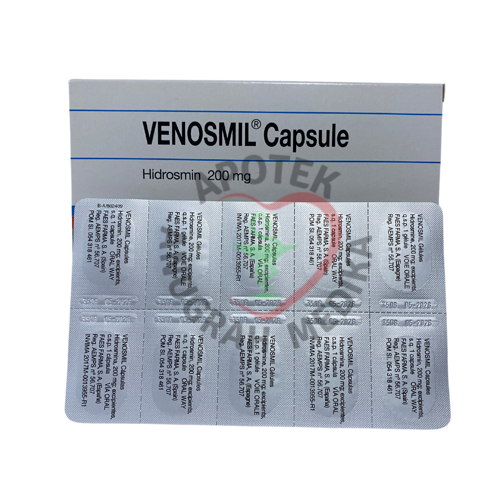 Jual Venosmil Capsule Strip / Eceran ORIGINAL | Shopee Indonesia