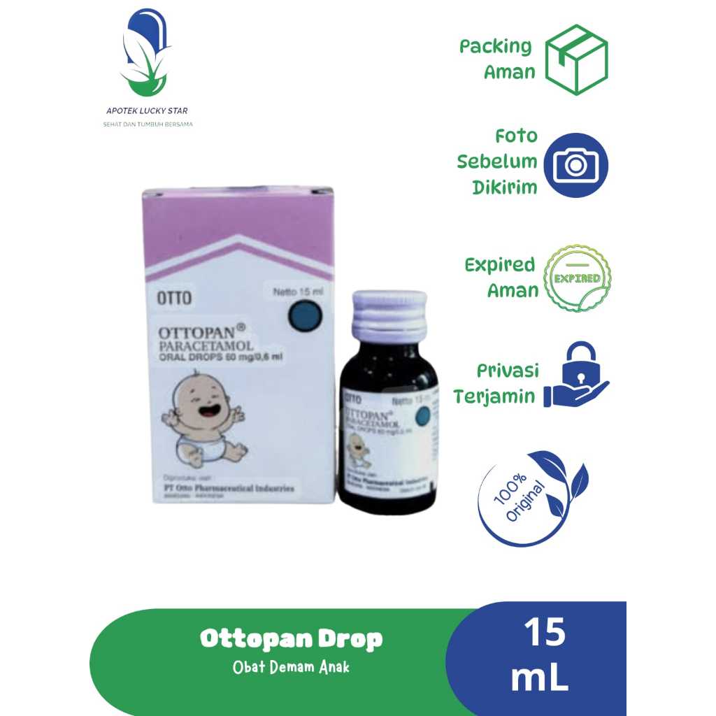 Jual Ottopan Drops 15 ml - Obat Demam Anak | Shopee Indonesia