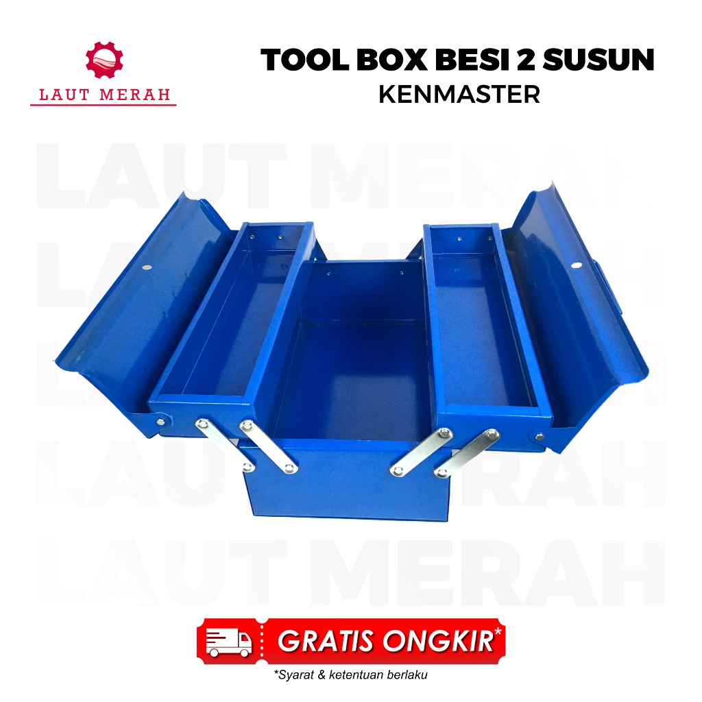 Jual KENMASTER Tool Box 2 Susun Besi | Shopee Indonesia