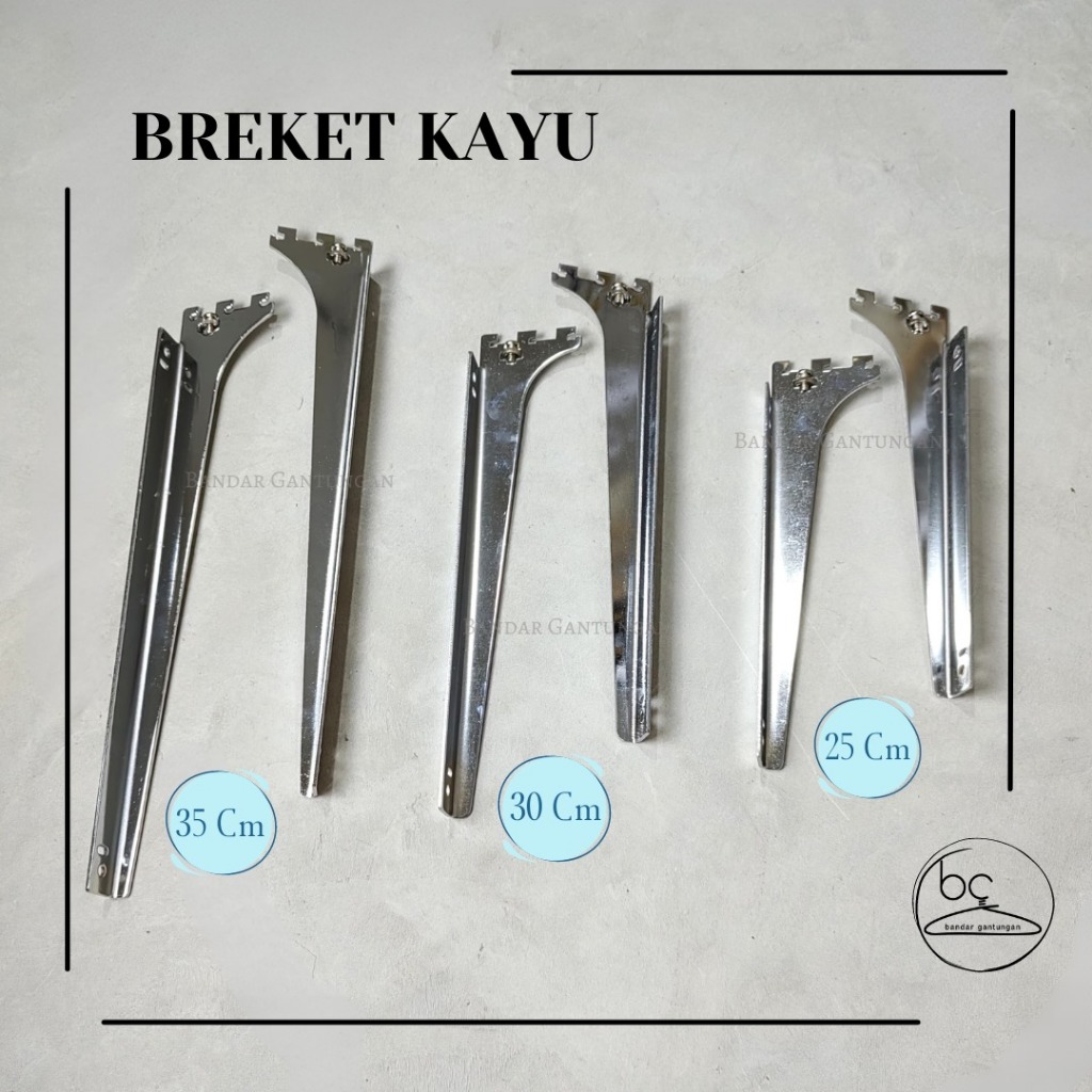 Jual Brecket kayu / Breket Kayu / Penyangga Papan Kayu / Dudukan Papan ...