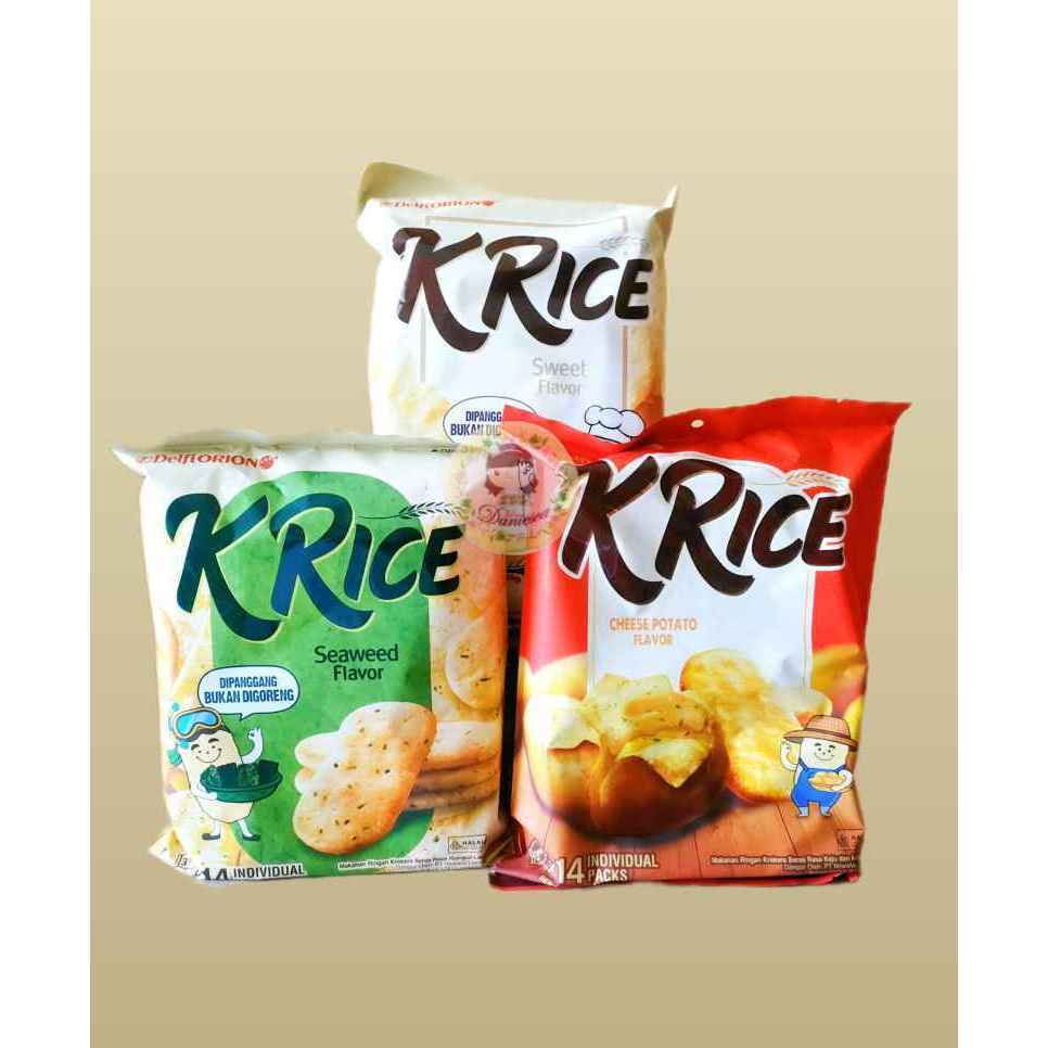 Jual K'Rice - Delfi K Rice - Krekers Beras Dipanggang Bukan Digoreng ...
