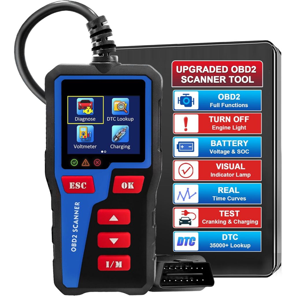 Jual OBD2 II Scanner Mobil AT300 Pembaca Kode Diagnostic OBD 2 AT 300 ...