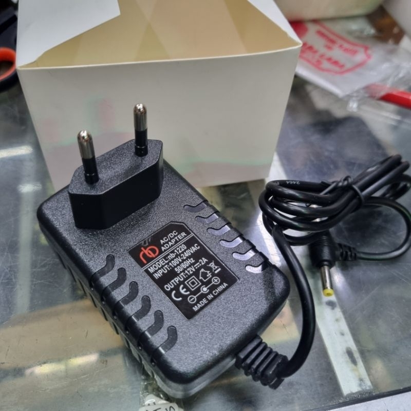 Jual Adaptor 12V 2A 2Jack Power Supply 2 Double Jack 12 volt 2 Ampere jek | Shopee Indonesia