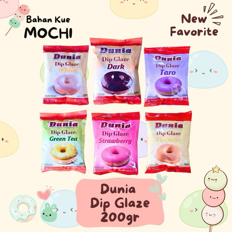 Jual Dunia Dip Glaze 200gr / Glaze Dunia 200gr Aneka Rasa | Shopee ...