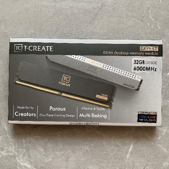 Jual TEAM T-Create EXPERT RAM DDR5 32GB (16GBX2) 6000MHZ MEMORY PC ...