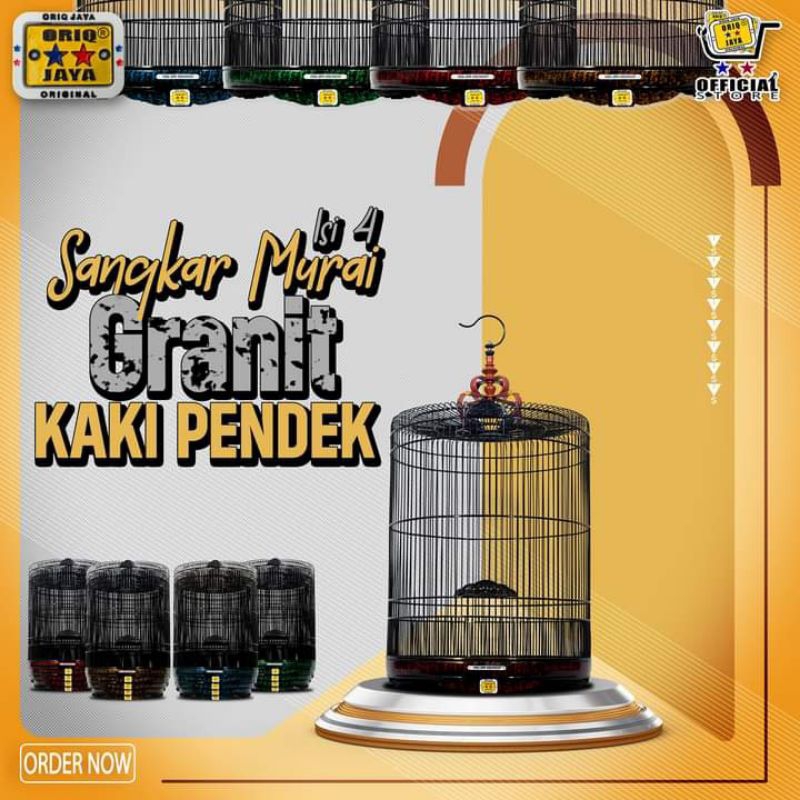 Jual sangkar/kandang murai ORIQ JAYA granit | Shopee Indonesia Jual sangkar/kandang murai ORIQ JAYA granit | Shopee Indonesia