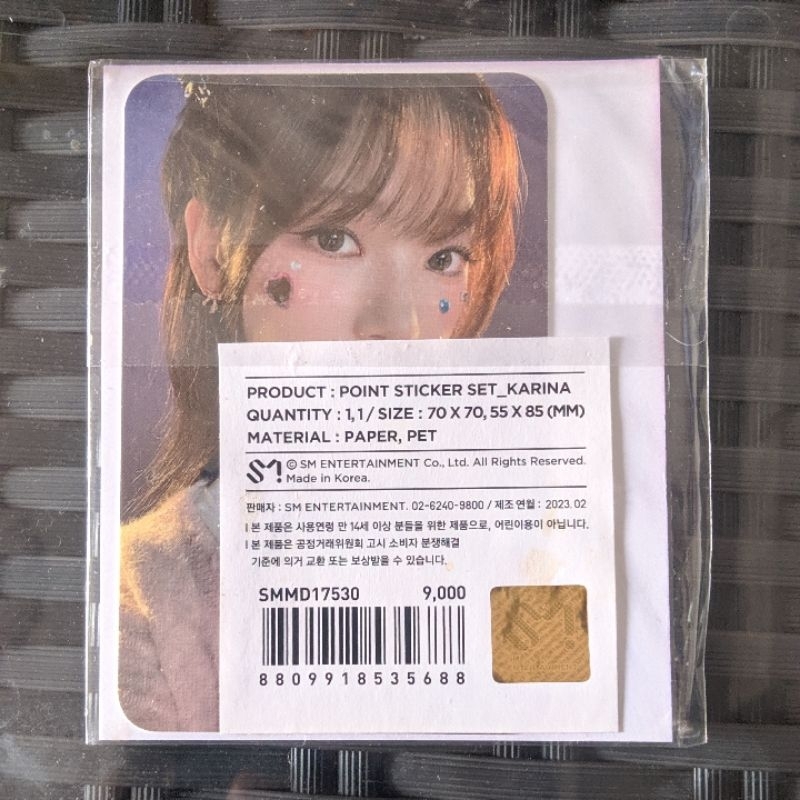 Jual pc karina melet point sticker set aespa ( sealed ) | Shopee Indonesia