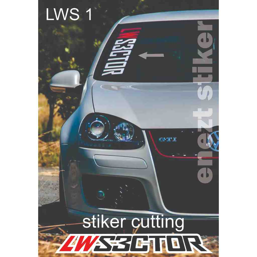 Jual STIKER CUTTING LWSECTOR STIKER MOBIL STIKER OTOMOTIF STIKER JDM ...