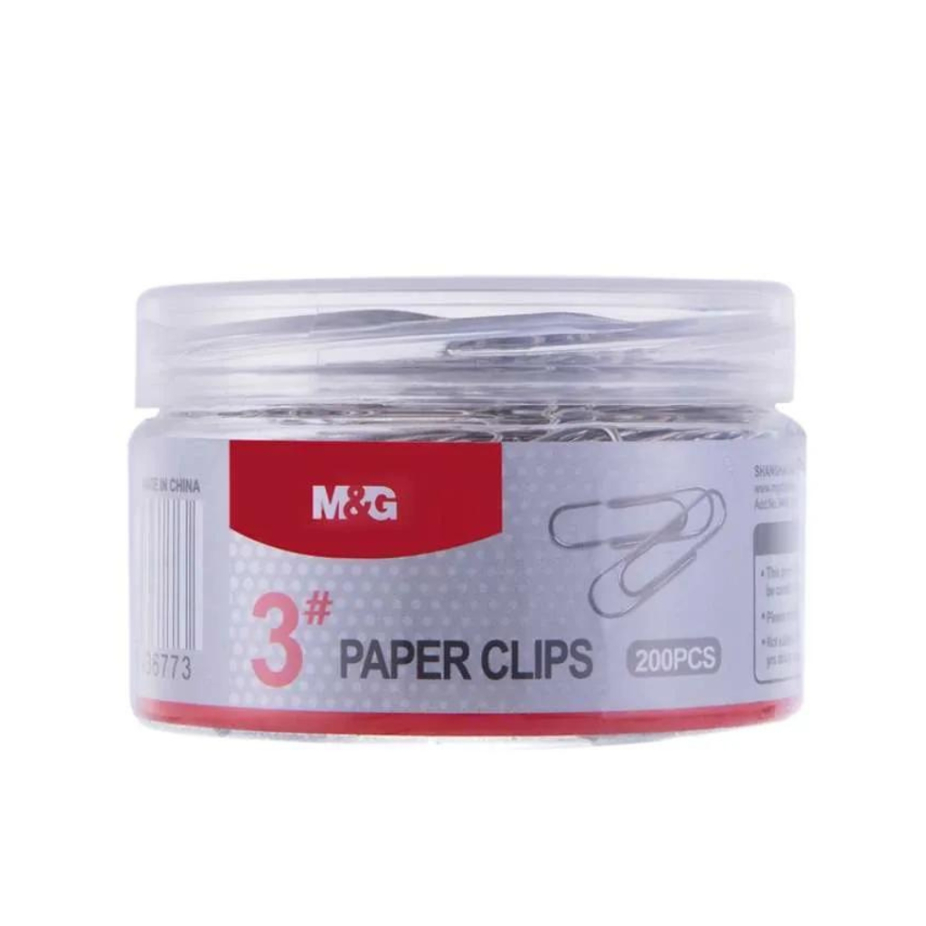 Jual Paper Clips M&G Kertas Klip Box 200pcs #ABS916DR SHABG | Shopee ...