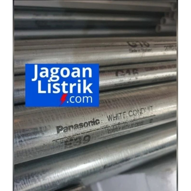 Jual Pipa Conduit PANASONIC E39 1 1/2 inch 1.5inch Steel Pipe Besi E39 ...