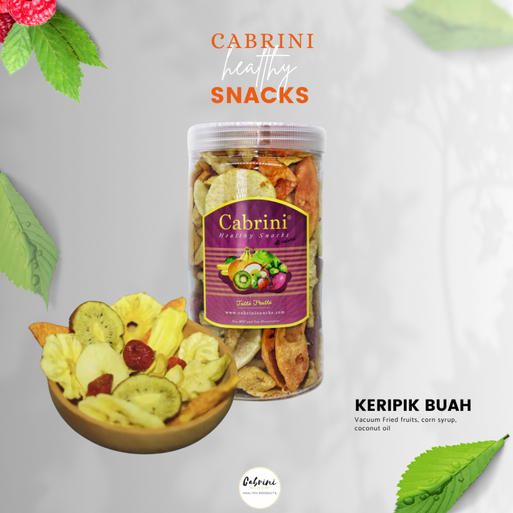 Jual Snack Cemilan Sehat Keripik Buah Kering Mix Produk Lokal Volume ...