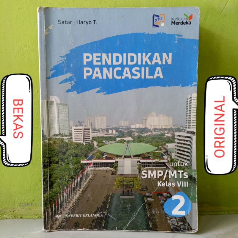 Jual BUKU PPKN PKN PENDIDIKAN PANCASILA dan KEWARGANEGARAAN kelas 8 VIII 2 II SMP MTS Penerbit ...