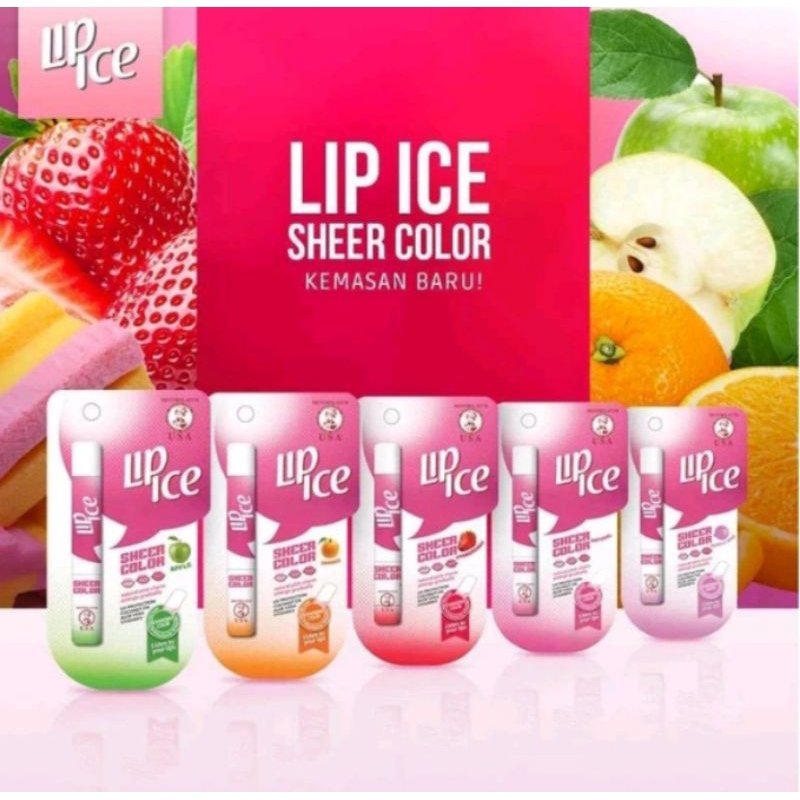 Jual LIP ICE Sheer Color Natural/Strowberry 2gr | Shopee Indonesia