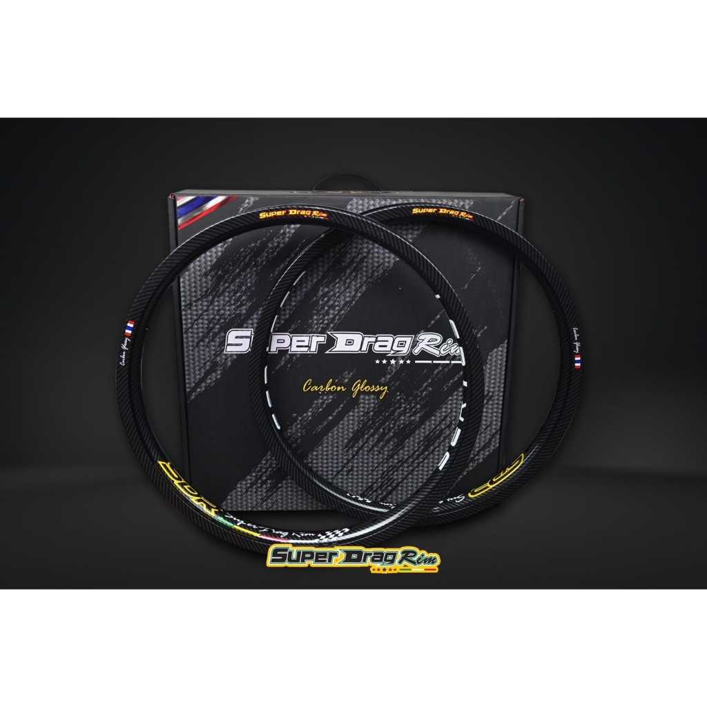 Jual RRT Super Drag Rim Thailand Carbon Blue Carbon Black 120/140 120/ ...