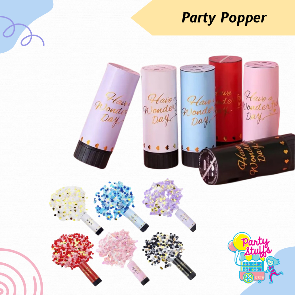 Jual Party Popper mini 11cm (NEW) | Shopee Indonesia