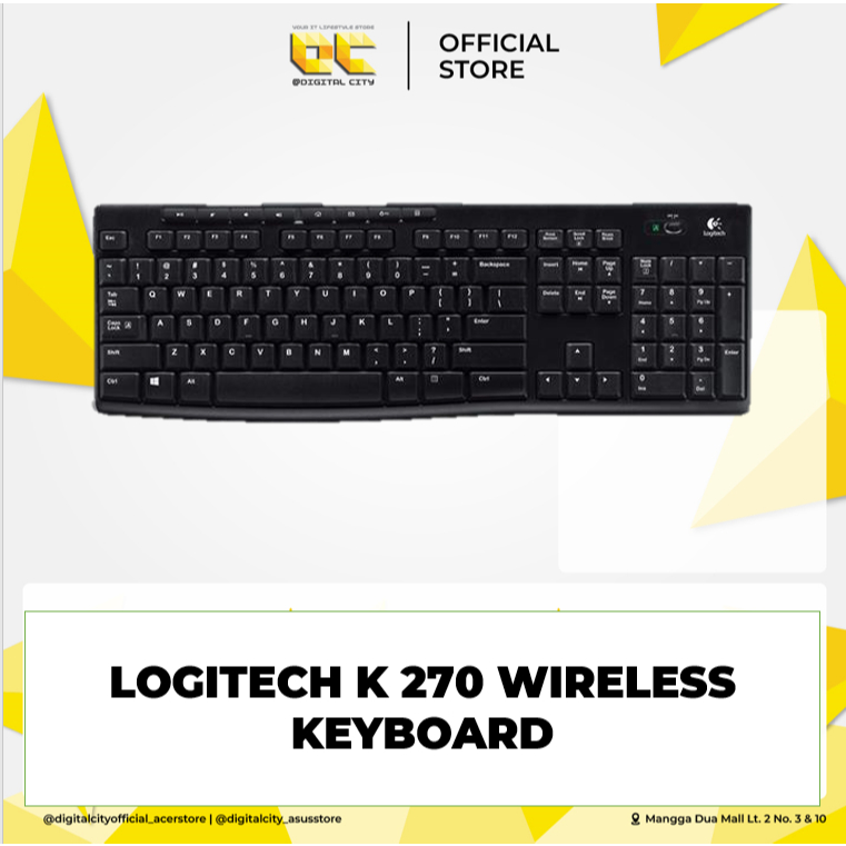 Jual LOGITECH MK 270 WIRELESS KEYBOARD MOUSE COMBO | Shopee Indonesia
