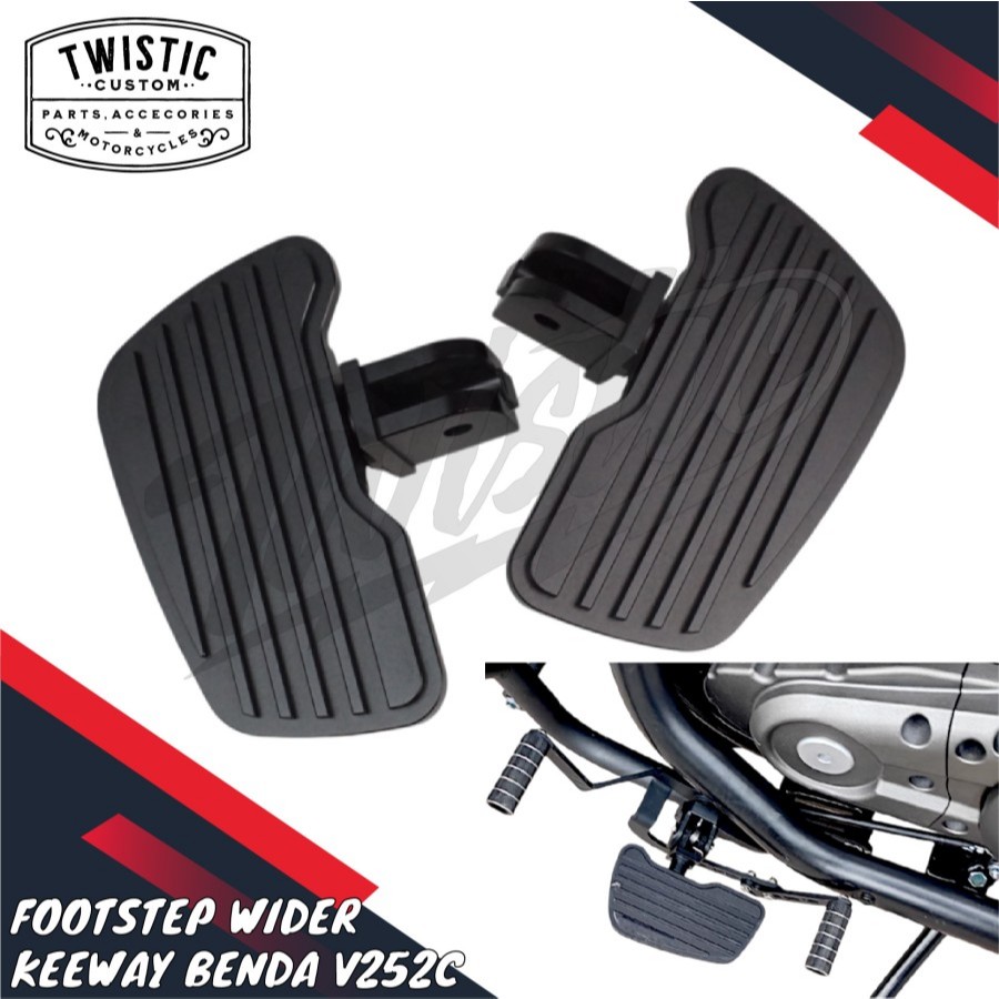 Jual Footstep Foot Peg Floor Board Pijakan Injekan Kaki Lebar Wider ...