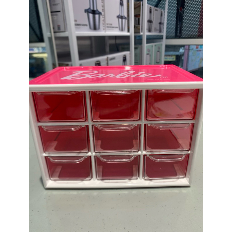 Jual Miniso Barbie Collection 9 Drawer Storage Cabinet | Shopee Indonesia