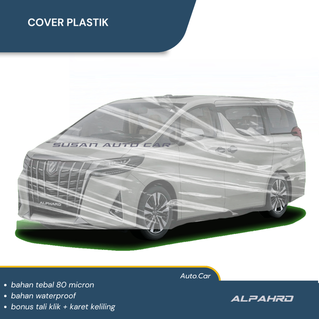 Jual TransparanBody Cover Mobil alphard Sarung Mobil alphard waterproof ...