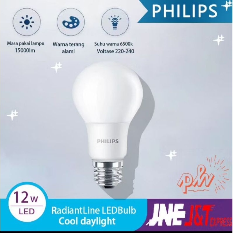 Jual LAMPU LED PHILIPS ORIGINAL 12 WATT HEMAT DAYA DAN BERGARANSI RESMI ...