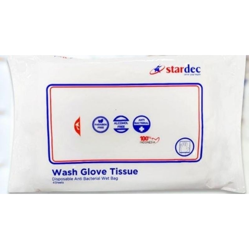 Jual Wash Glove Tissue / Washlap / Tissue Mandi - Stardec (1 Pack isi 4 ...