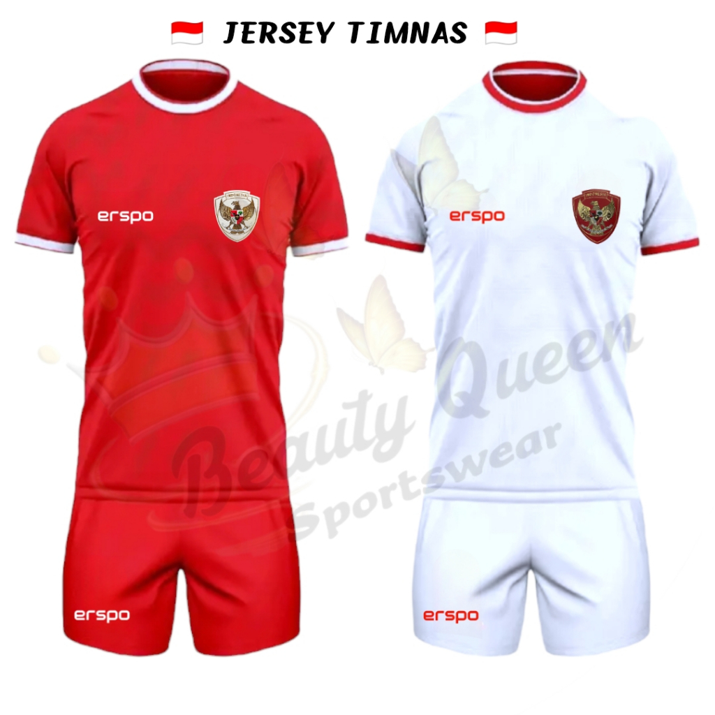 Jual Jersey Timnas Indonesia Home Away 2024 Terbaru Erspo Logo Garuda ...