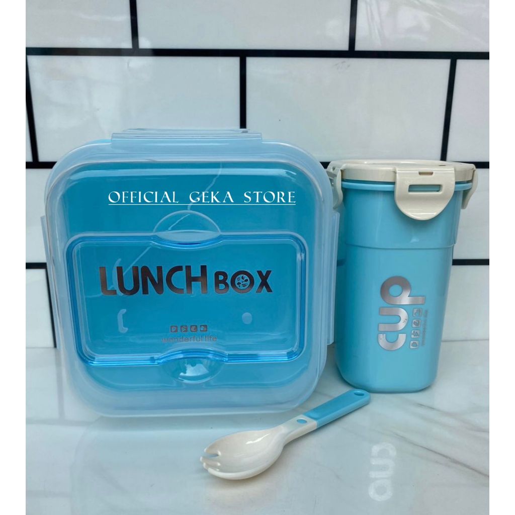 Jual 1 SET TEMPAT MAKAN DAN BOTOL ANAK LUNCH BOX KARAKTER CANTIK FREE SENDOK DAN GARPU | Shopee ...