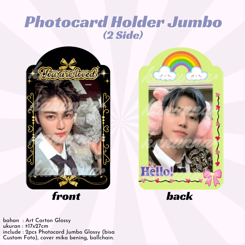 Jual Photocard Holder Cahol Jumbo 2 Side PC KPOP by kanunna | Shopee ...