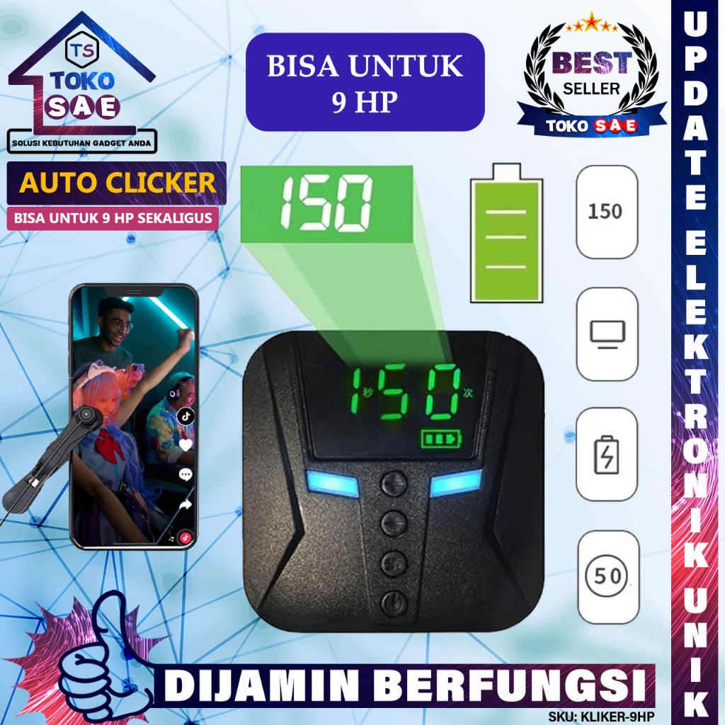 Jual USB Auto Clicker Pengklik Tap Tap Layar Ponsel Otomatis Smart ...