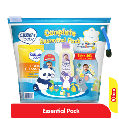 Jual Cussons Baby Set Perawatan Bayi Essential Pack Assorted Besar dan ...