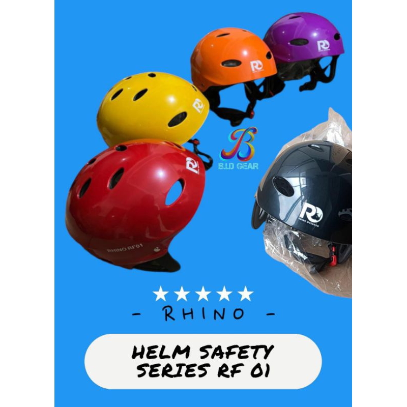 Jual helm rhino seri RF 01 | Shopee Indonesia
