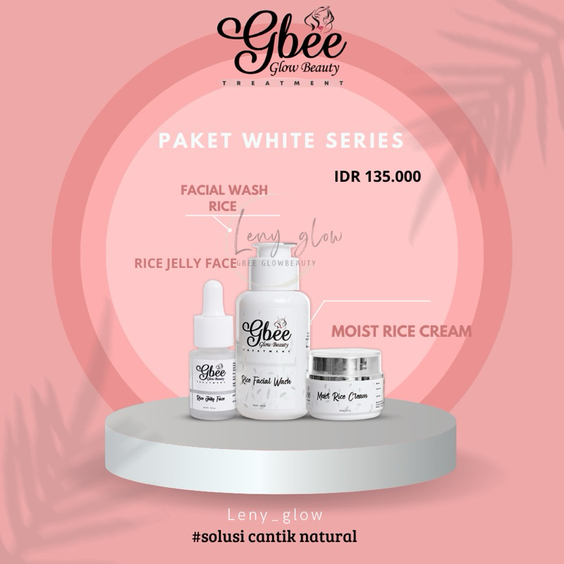 Jual PROMO GBEE GLOWBEAUTY PAKET WHITE SERIES ALL SERIES GLOW ...