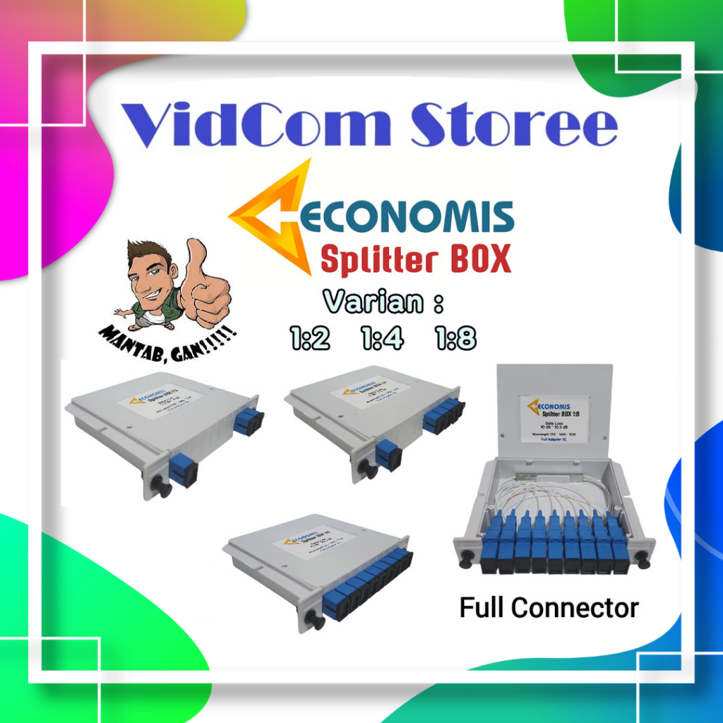 Jual Passive Splitter Box ECONOMIS SC UPC [ Full Adapter ] | Shopee ...