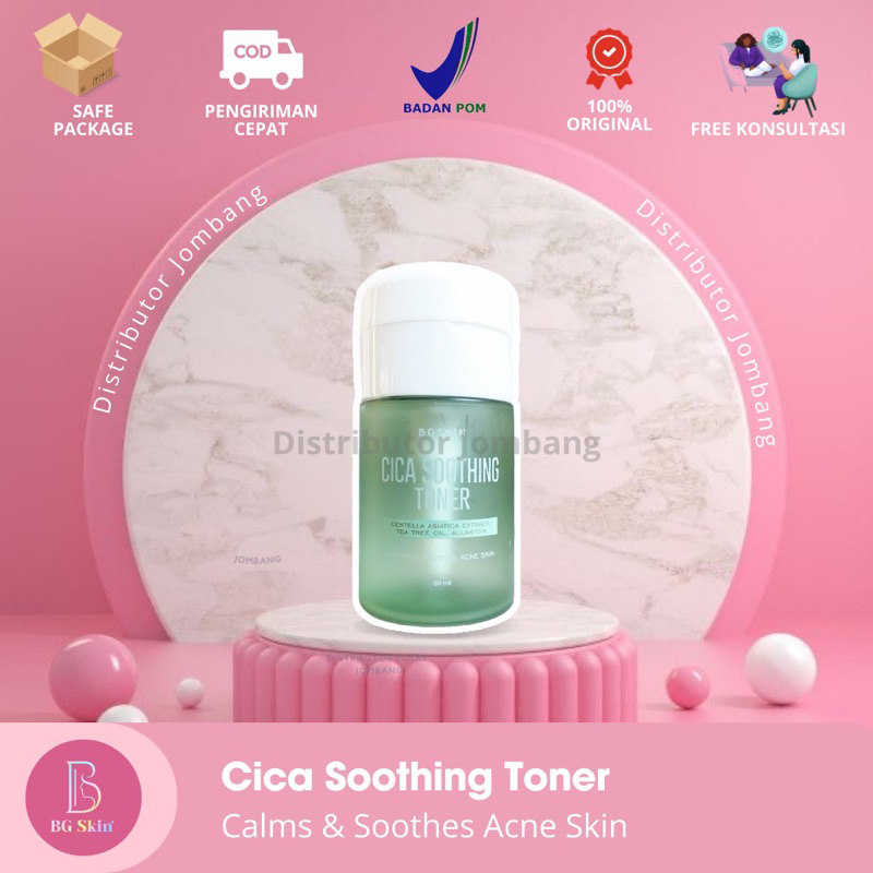 Jual BG SKIN - (Toner Acne) CICA SOOTHING TONER (CALMS & SOOTHES ACNE ...
