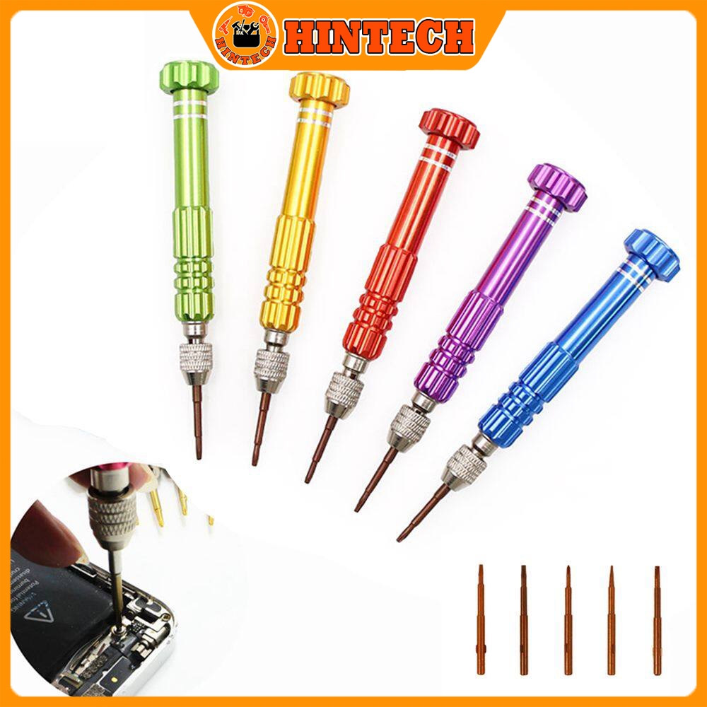 Jual OBENG SET 5 in 1 FOR TYPE HANDPHONE HP OBENG JAM TANGAN | Shopee ...