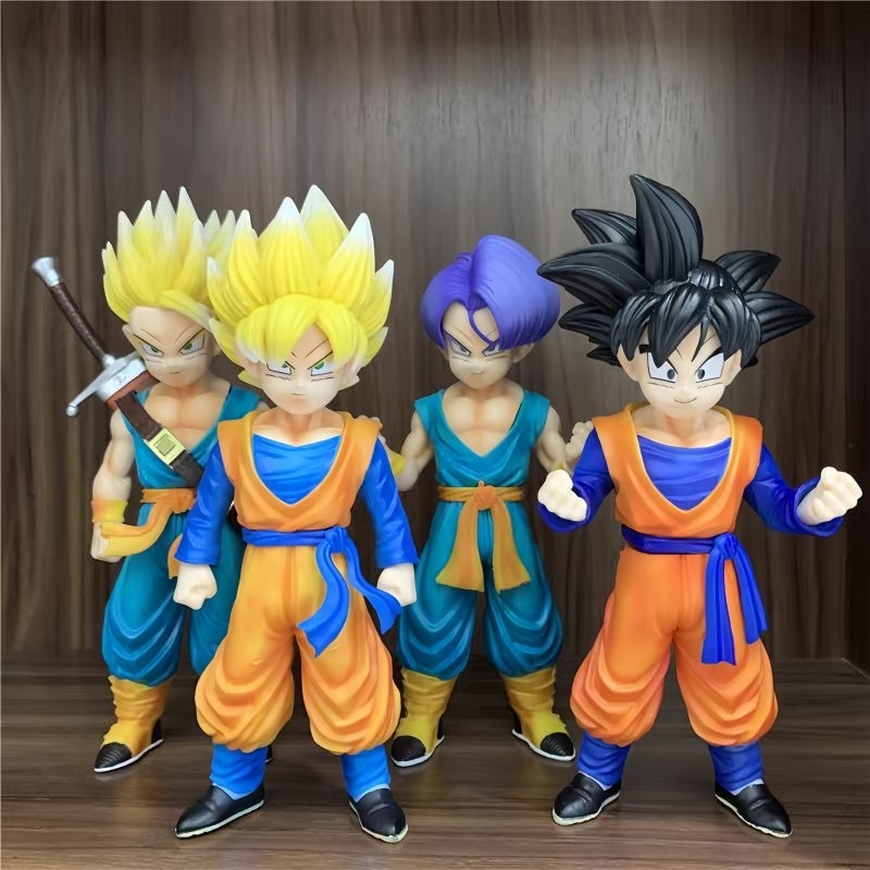 Jual dragon ball figure super saiyan son goku torankusu trunks goten ...