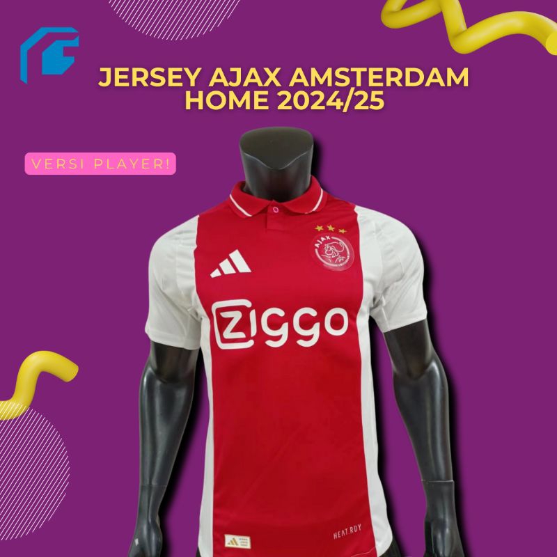 Jual BAJU BOLA PLAYER ISSUE AJAX AMSTERDAM HOME NEW 2024/25 | Shopee ... Jual BAJU BOLA PLAYER ISSUE AJAX AMSTERDAM HOME NEW 2024/25 | Shopee ...