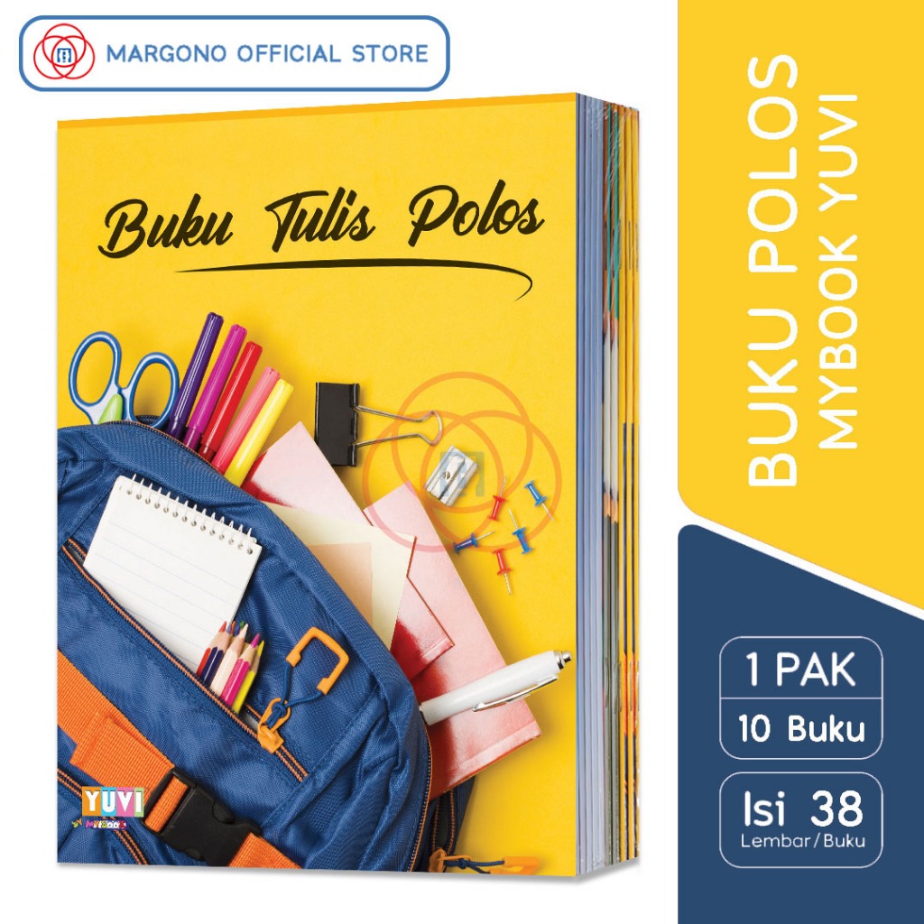 Jual My Book Yuvi Buku Tulis Polos Tanpa Garis - 38 Lembar | Shopee ...