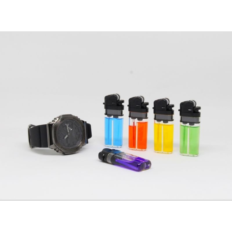 Jual Korek Api Gas Roda Dolphin Mini Bening isi 5 pcs | Shopee Indonesia