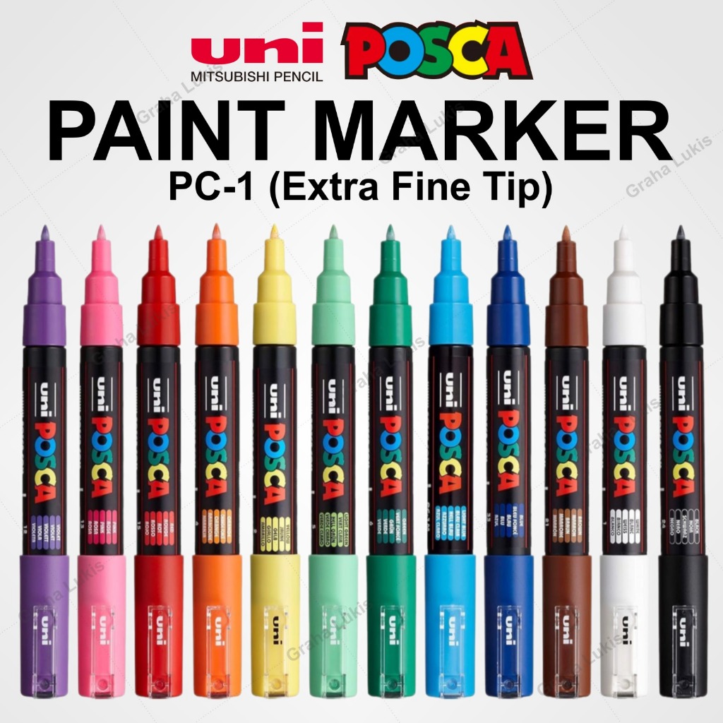 Jual POSCA PC-1M Marker Pen (Extra Fine Point) | Shopee Indonesia