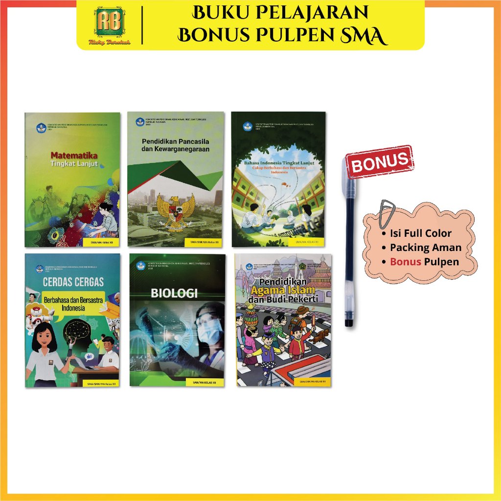 Jual Buku Pelajaran Siswa SMA SMK Kelas Kls 12 XII Kurikulum Merdeka ...