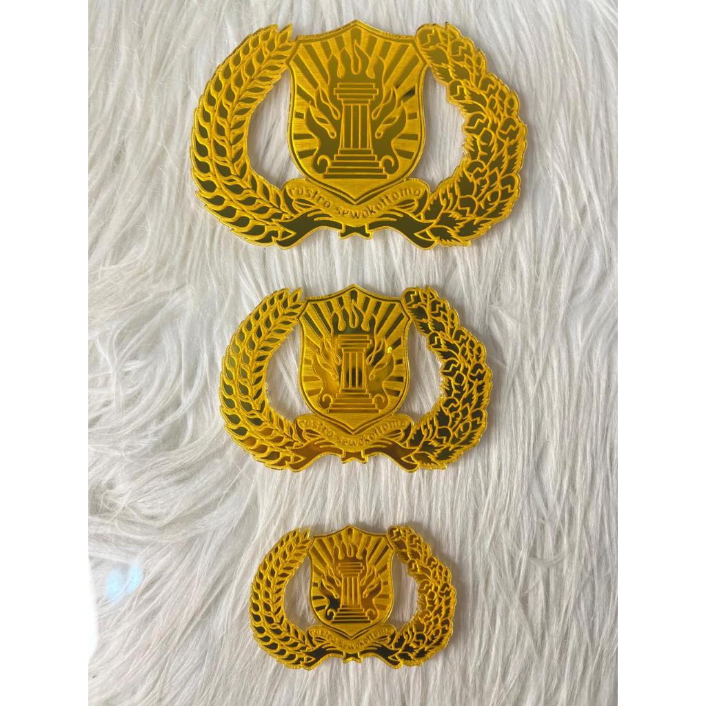 Jual Logo Lambang POLRI / Dekorasi Mahar Akrilik / Hiasan Mahar ...