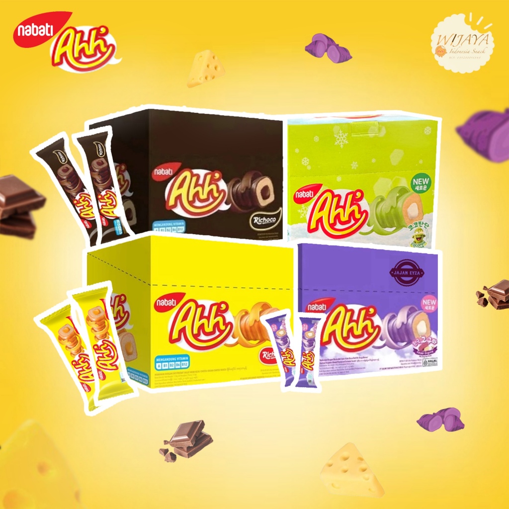 Jual 【Produk terlaris!!!】Nabati Ahh 4g*20Pcs Rasa keju/cokelat/kelapa ...